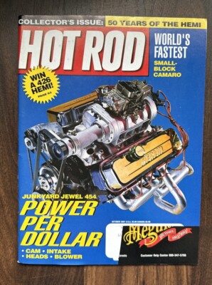 Oct. 2001 HOT ROD Parts Van Truck Car Street Rat Rod Racing Chevy Ford ...