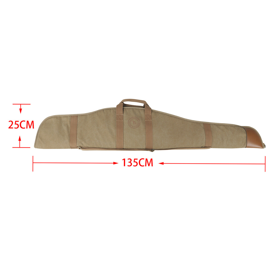 TOURBON Canvas Rifle Gun Case Padded Scope Rifle Bag Hunting Zipper ...