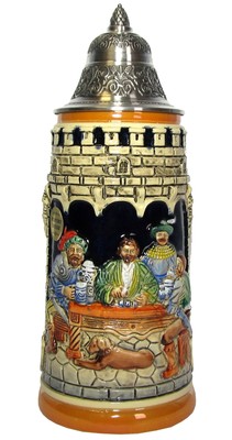 Chope de bière allemande la vie est un jeu de dés chevali.. KI T1290BZ ...