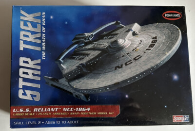 STAR TREK USS RELIANT NCC- 1864 SEALED MODEL KIT POLAR LIGHT NEW | eBay
