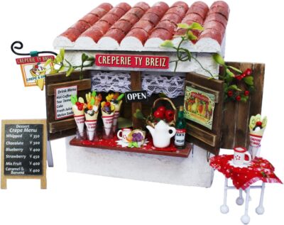 Billy Handmade Doll House Kit Cottage Kit Crepe Shop 8722 | eBay