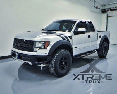 Textured Black 2010-14 Ford F150 SVT Raptor OE Style Fender Flares Full ...
