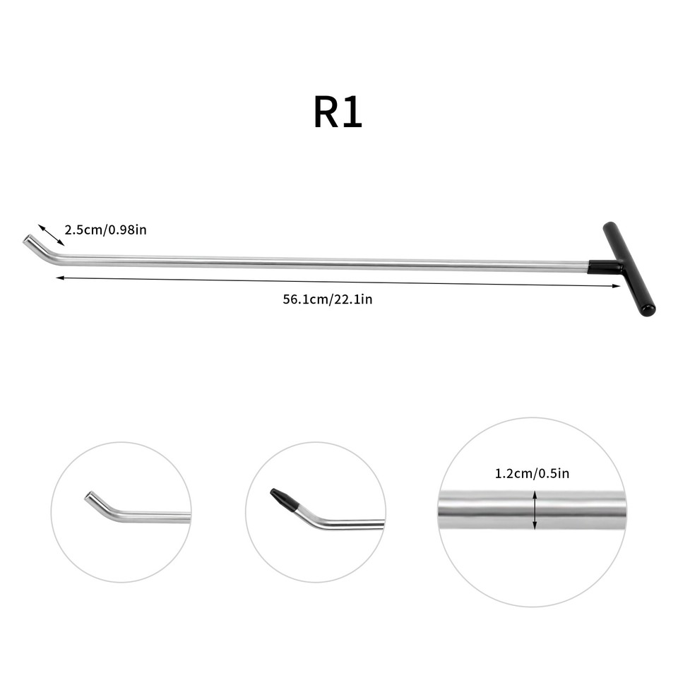 New Rods Tools Paintless Dent Repair Set For Auto Body Dents Hail ...