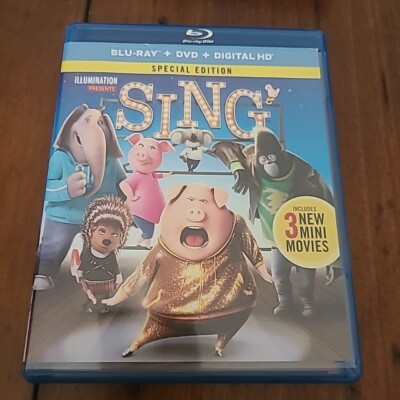 Sing (Blu-ray & DVD, 2-Disc Set, 2016) | eBay