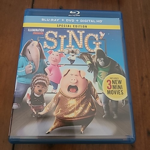 Sing (Blu-ray & DVD, 2-Disc Set, 2016) | eBay