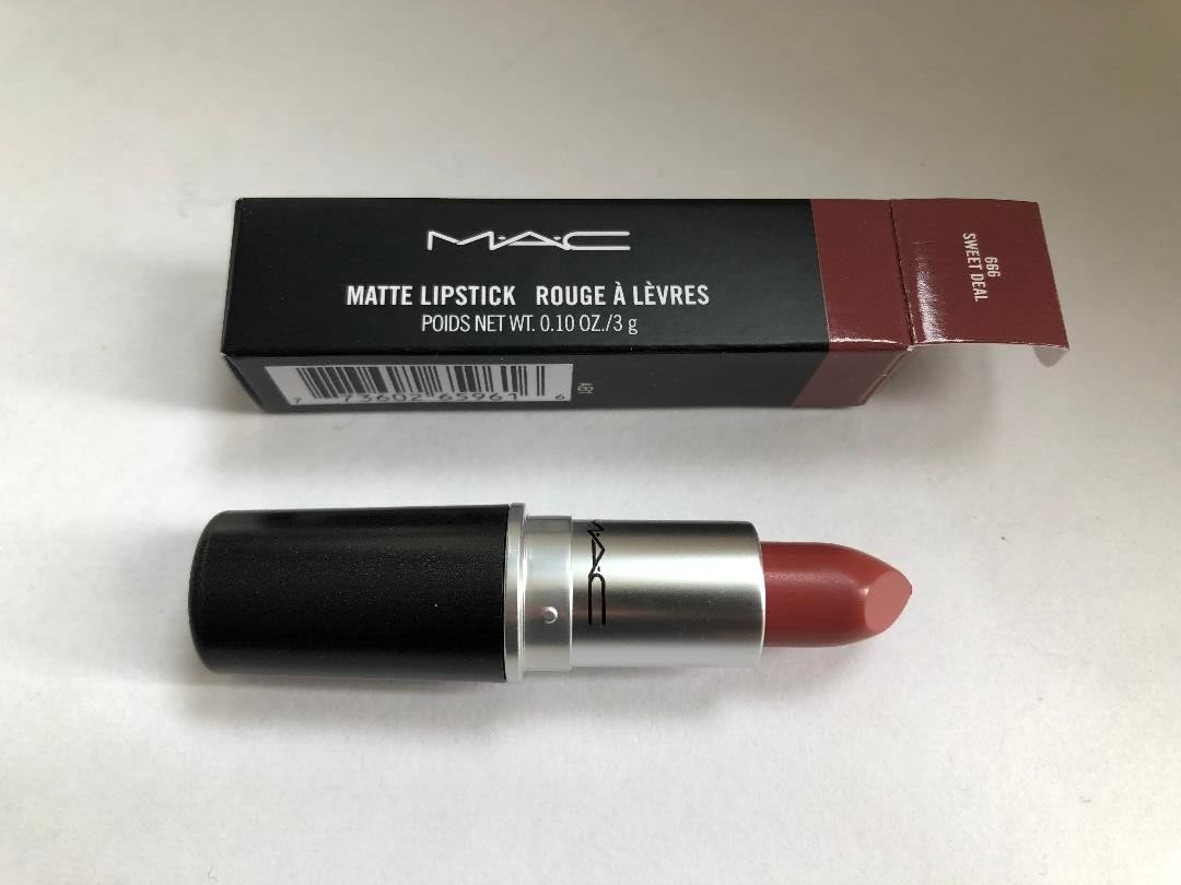 MAC MATTE LIPSTICK ~ #666 SWEET DEAL ~ NEW IN BOX | eBay