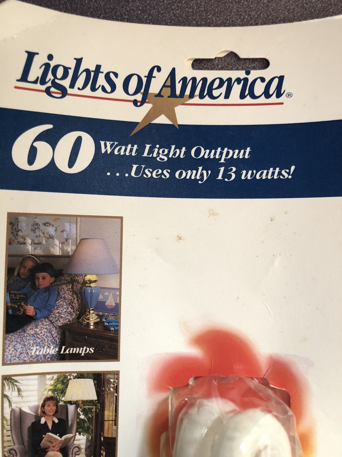 2 Lights of America 60W Fluorescent Replacement Bulbs 6” 2213 Unopened ...