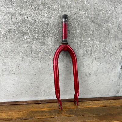 Tange Old School BMX Forks 1979 20 in REPAIR Undrilled Pinch Dropouts ...