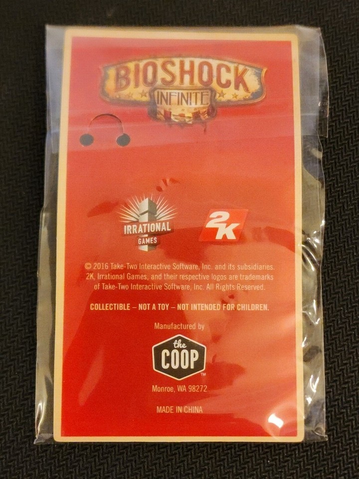 Loot Crate Bioshock Infinite Key Blank Keychain | eBay