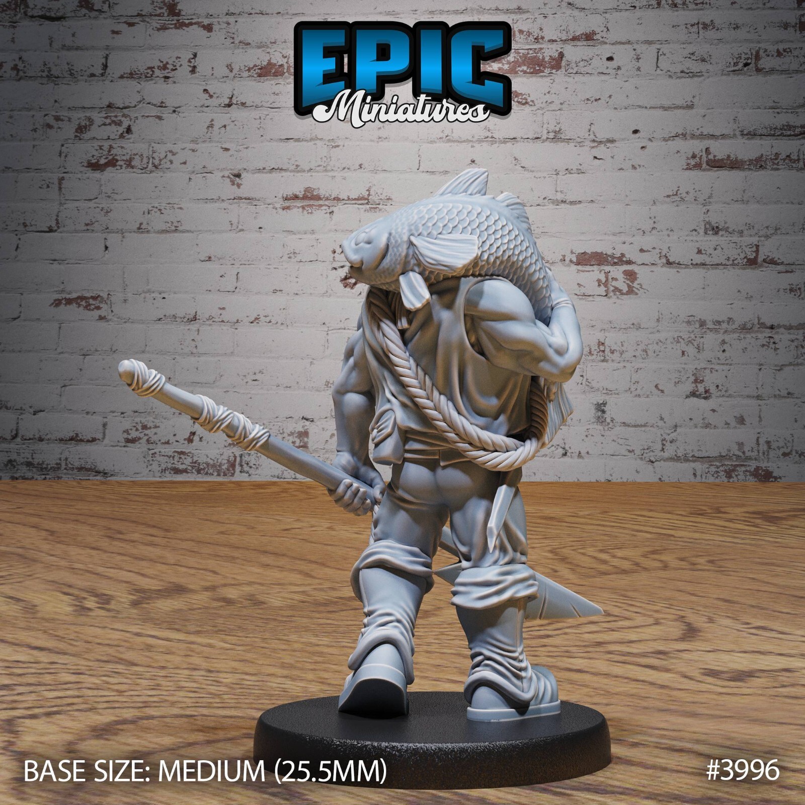 Epic Miniatures Fantasy 28mm - ORC VILLAGER Dungeons and Dragons DnD ...