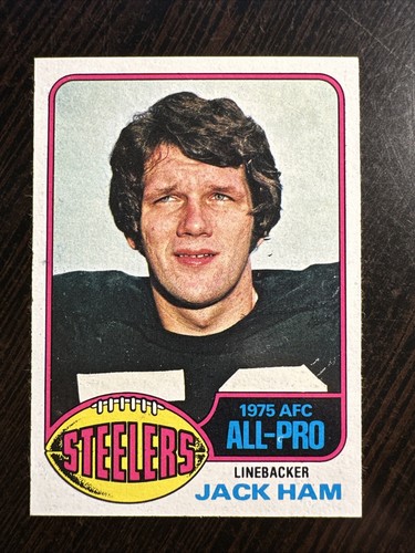 1976 TOPPS #420 JACK HAM PITTSBURGH STEELERS NM *Hot Corner Vintage* A ...