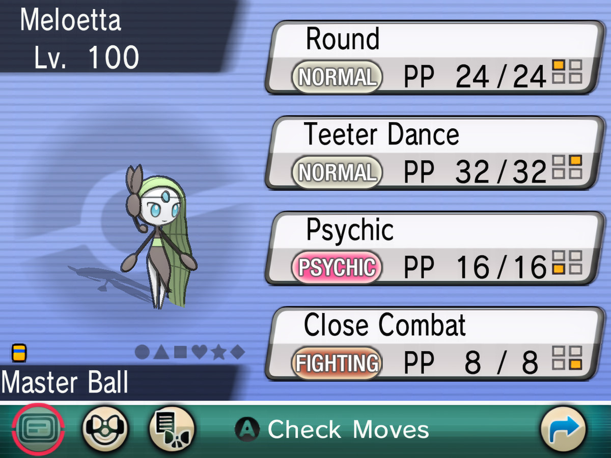 Meloetta Pokemon X