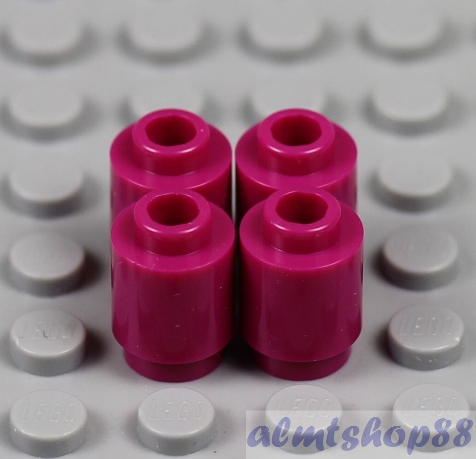 LEGO - 1x1 Round Bricks - PICK YOUR COLORS - Cylinder Tubes Cones 3062 ...