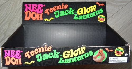 Store Display Box EMPTY Cardboard NeeDoh Teenie Jack-Glow Lanterns Nee ...