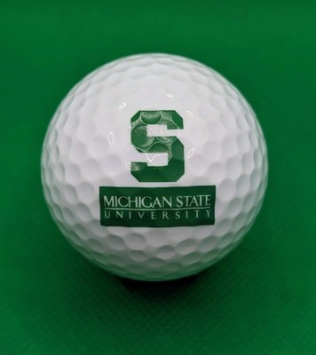 Michigan State Spartans logo golf ball - MSU - NCAA | eBay