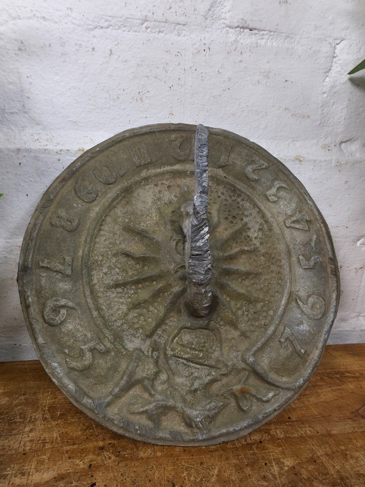 Antique English 19th Century Lead Sundial | eBay