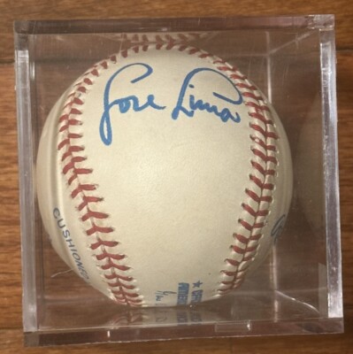 Jose Lima Signed Autographed Baseball Detroit Tigers Original - TCCCX ...