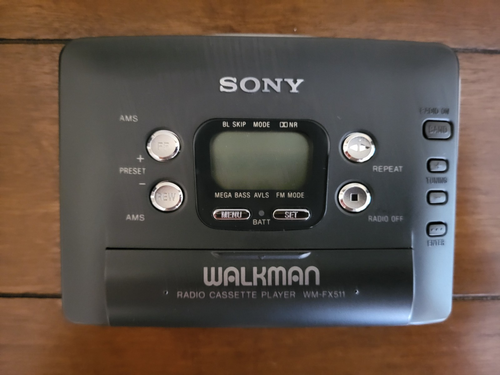 Sony Walkman Auto-Reverse Portable AM/FM Radio Cassette Player (WM ...