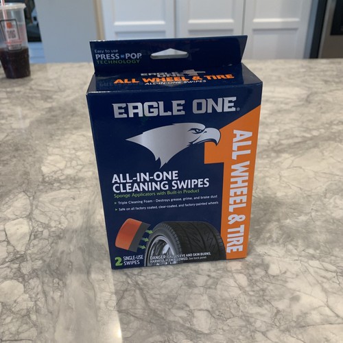 Eagle One All-in-One Wheel & Tire Cleaning Sponge Wipes 2 Pack Single ...