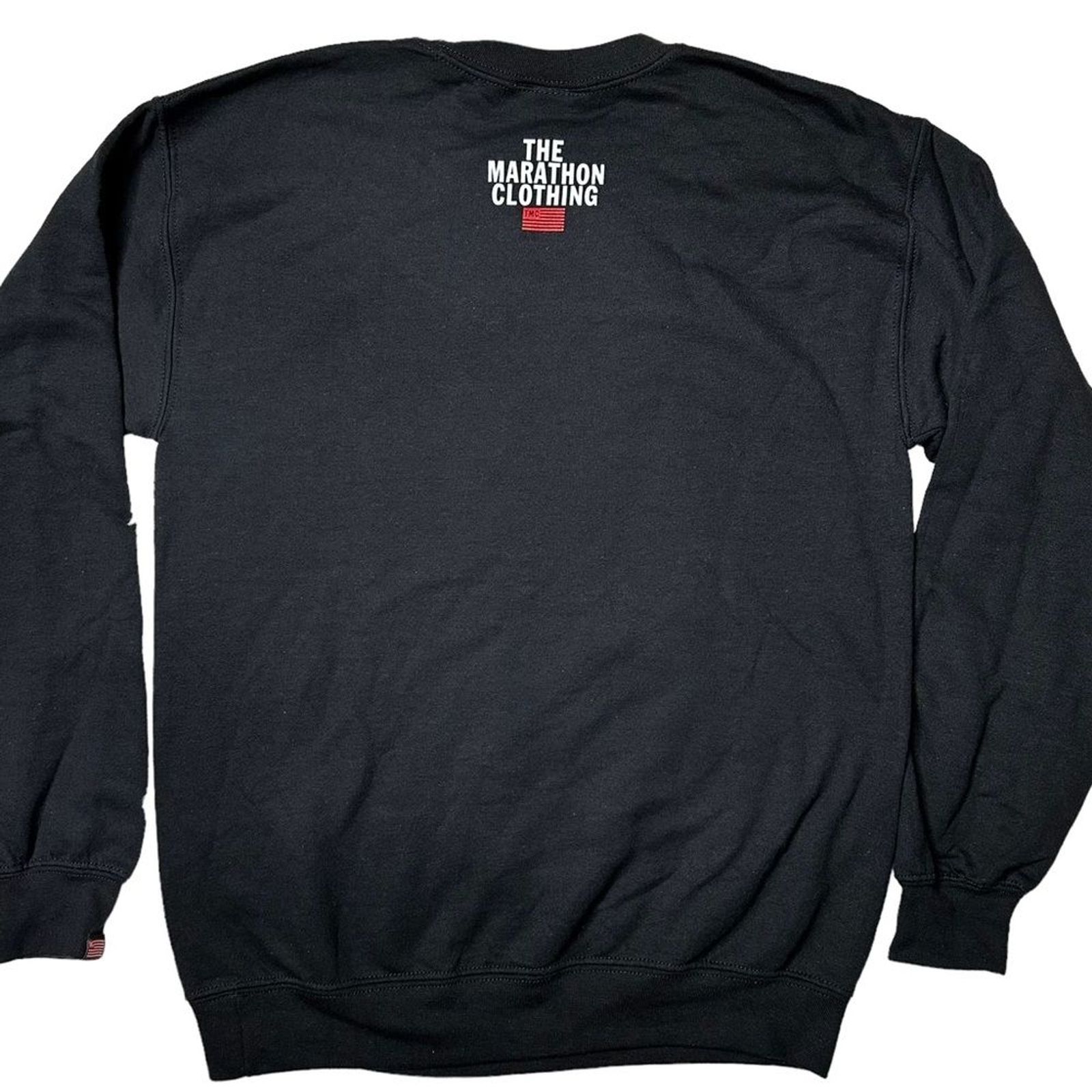 NWT The Marathon Clothing TMC Flag Crewneck Sweatshirt Black Men’s S | eBay