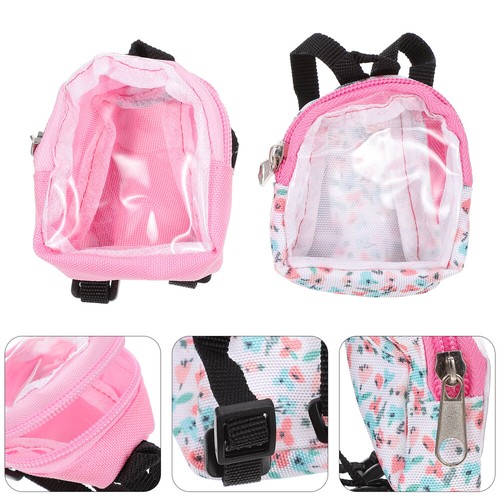 2Pcs Kids Mini Backpack Model Toy Doll Small Bag Backpack House ...