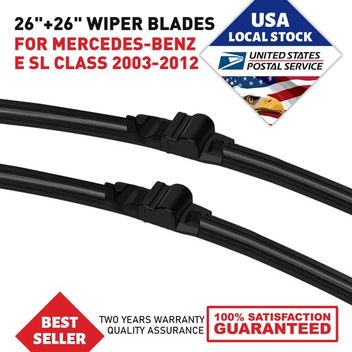 For MERCEDES W211 E550 E320 WINDSHIELD WIPER BLADE 26" OEM 2 SET 211 ...