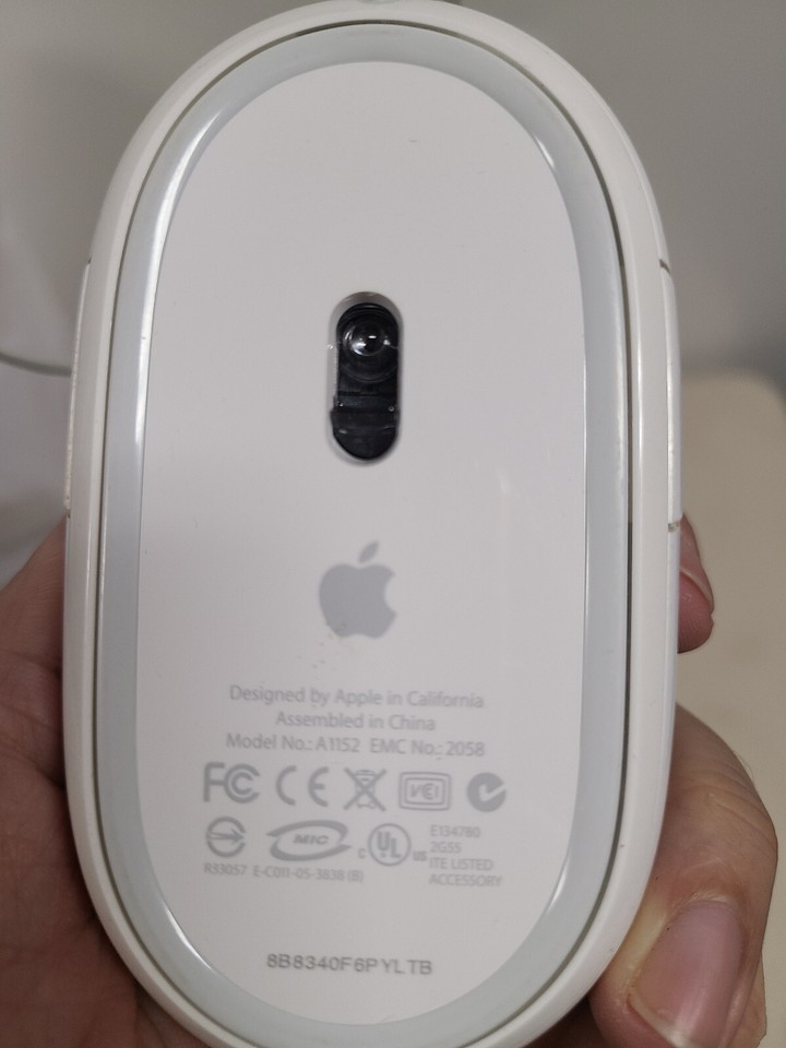 Apple Mighty Mouse A1152 USB Optical Mouse 885909174003| eBay