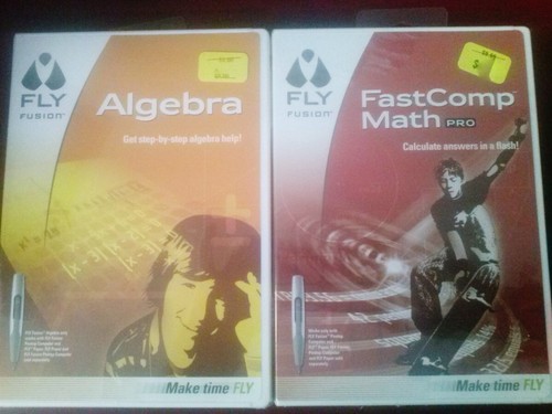 Fly Fusion Fast Comp Math PRO & Algebra Set of 2 ONLY WORKS w PENTOP PC & PAPER 708431405615 | eBay