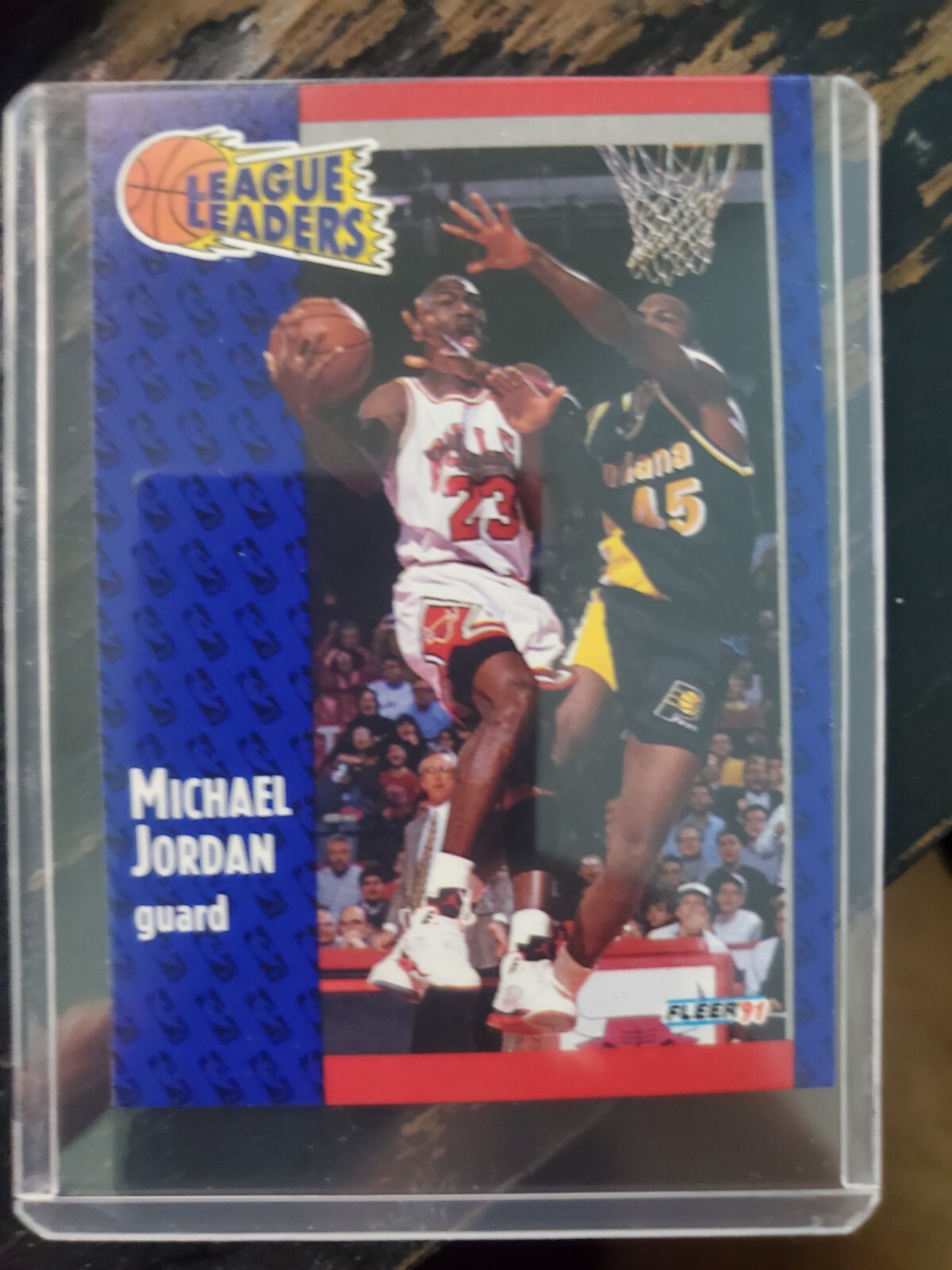 NBA Fleer 1991 MICHAEL JORDAN League Leaders Card No 220 | eBay