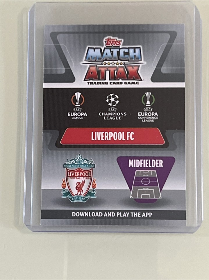 CURTIS JONES BLUE CRYSTAL LIVERPOOL 2021-22 TOPPS MATCH ATTAX # 58 | eBay