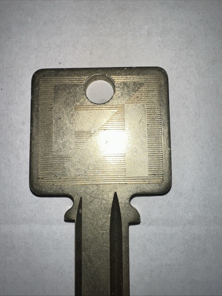 NOS Vintage Prison Jail Cell Uncut Mogul Key by Folger Adam Company! E ...