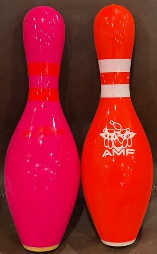 2 AMF Colored Bowling Pins | eBay