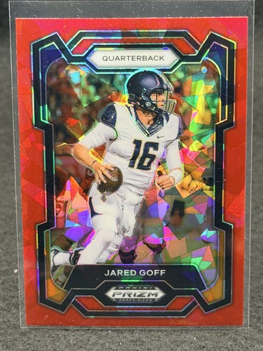 2024 Panini Prizm Draft Picks #71 Jared Goff Red Ice | eBay