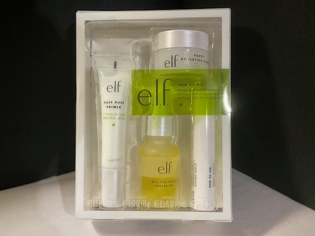 e.l.f. Hemp Skin Care Hit Kit Travel Elf 4 pack Gift Set Vegan Cruelty ...