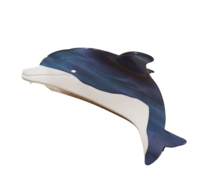 NEW Blue Dolphin Hair Claw Hair Clip Hair Accessory Ocean Sea Life ...