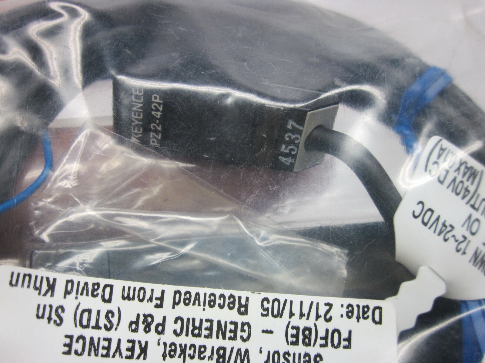 Keyence PZ2-42P PZ242P Sensor with OP-95388 Laser Reflector, New ...