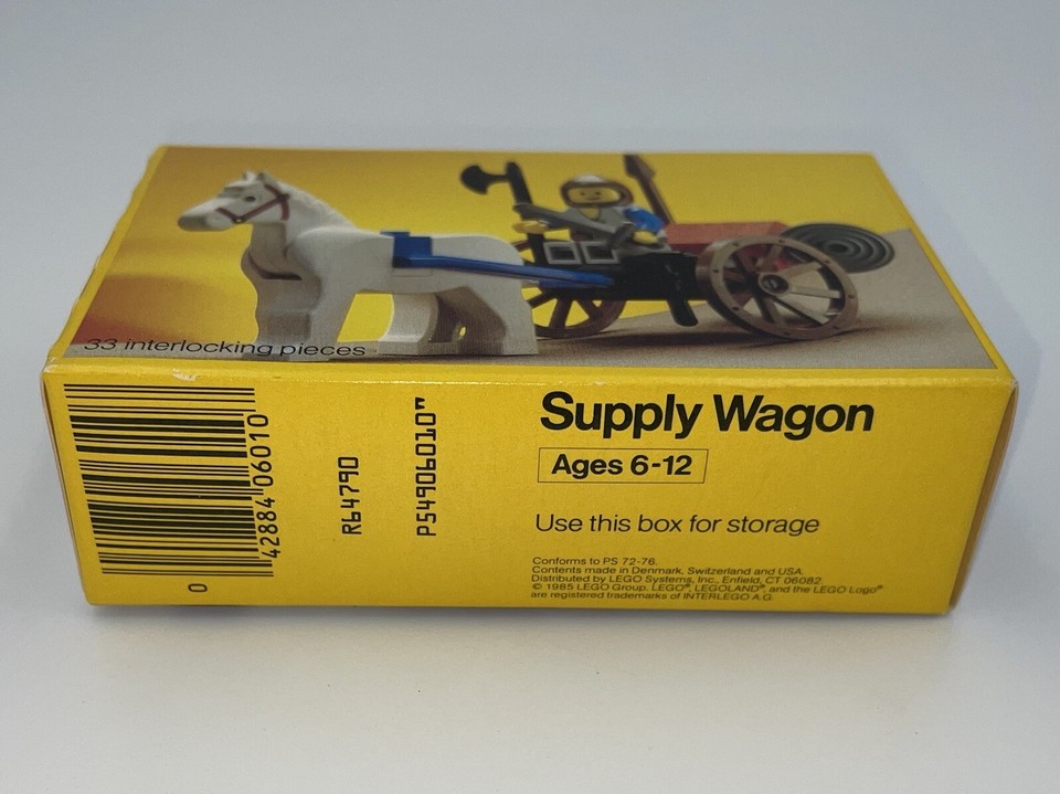 LEGO 6010 Castle Lion Knights Supply Wagon New and Sealed from 1984 | eBay