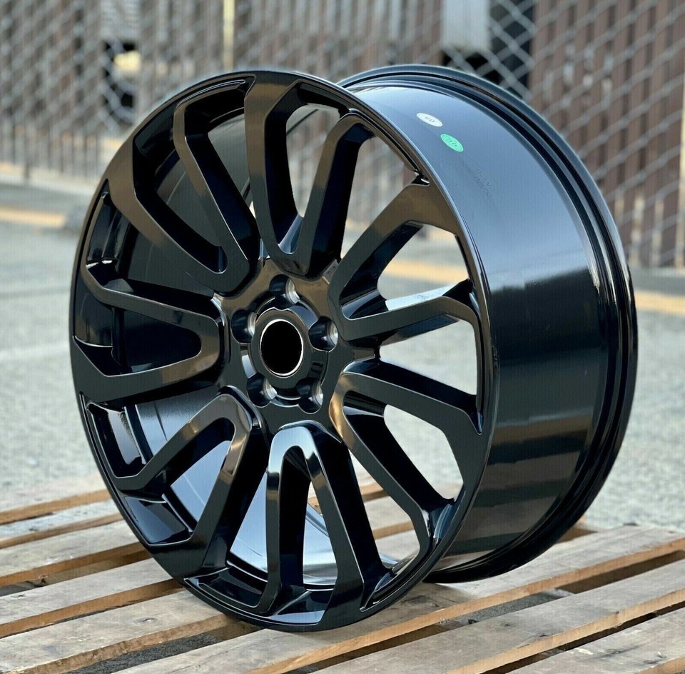 24x10 Wheels Fit Range Rover Land Rover HSE Sport Gloss Black 24 Inch ...