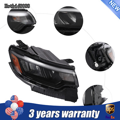 Headlight For 2022-2024 Jeep Compass Halogen Headlight w/ LED DRL ...