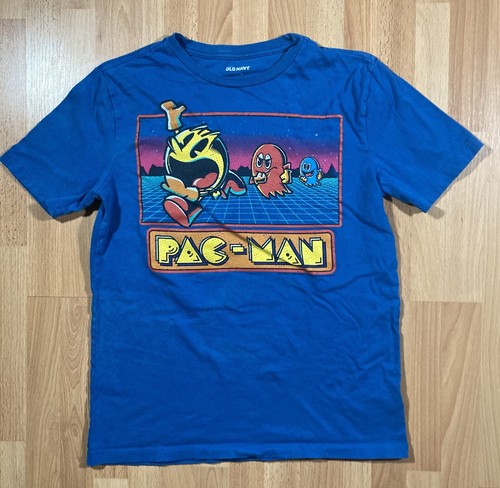 Old Navy 'Pac-Man' Graphic Tee (Unisex Youth Size XL/14-16) • Blue T ...