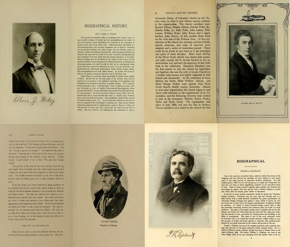 105 Old Rare Books on Indiana History Genealogy Ancestry Family Records ...