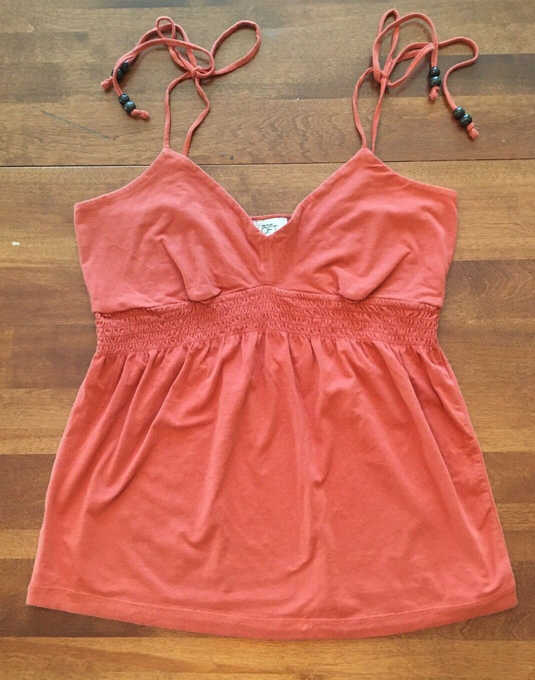 Loft Burnt Orange Top Spaghetti String Straps (adjus… - Gem