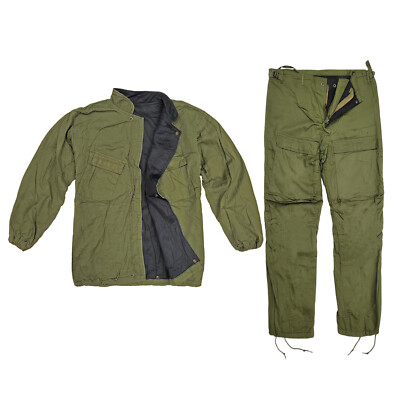 Army Jacket Original US NBC Training Protection Set Lined Coat Trouser ...
