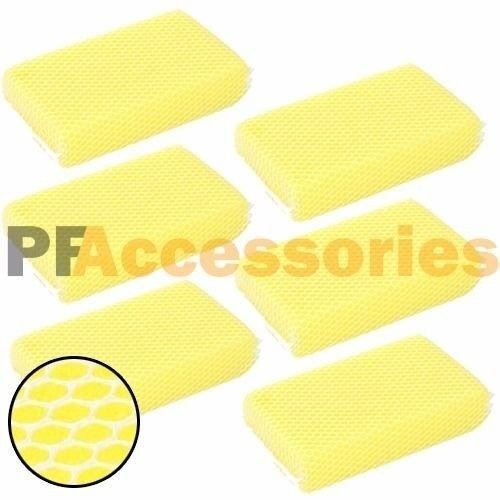 6x Nylon Mesh Bug Soft Scrubber Sponge for Car Wash NO SCRATCH on Glass ...