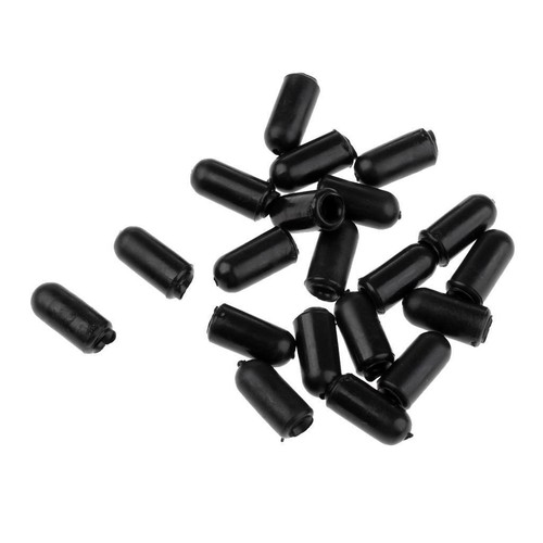 20pcs Rubber Buffer Beads Knot Protector for Carp Fishing | eBay