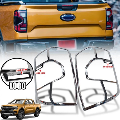 Fits Ford Ranger 2022-2024 P703 NEXT GEN Chrome Tail Lamp Rear Light ...