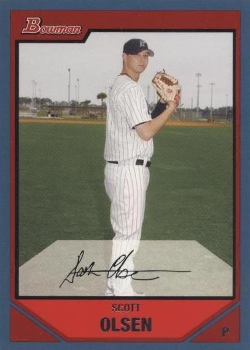 2007 Bowman - Scott Olsen #23 Blue /500 for sale online | eBay