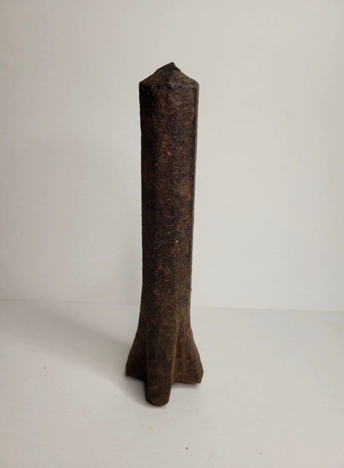 Unique Vintage Old Blacksmith Primitive Heavy Metal Cast Iron 7" Tool ...