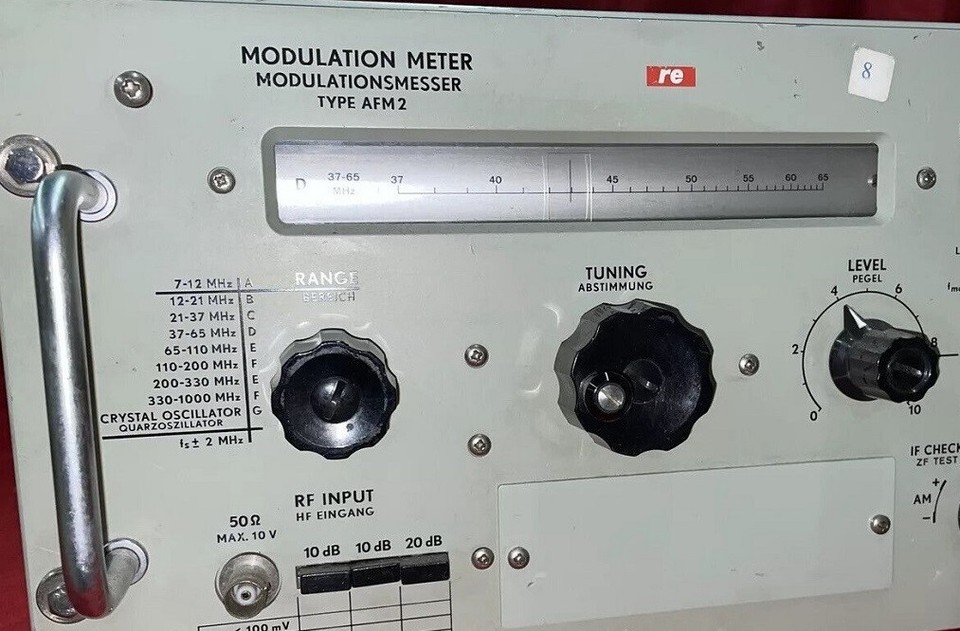 Radiometer AFM2 Modulation Meter Modulationsmesser AFM2 | eBay