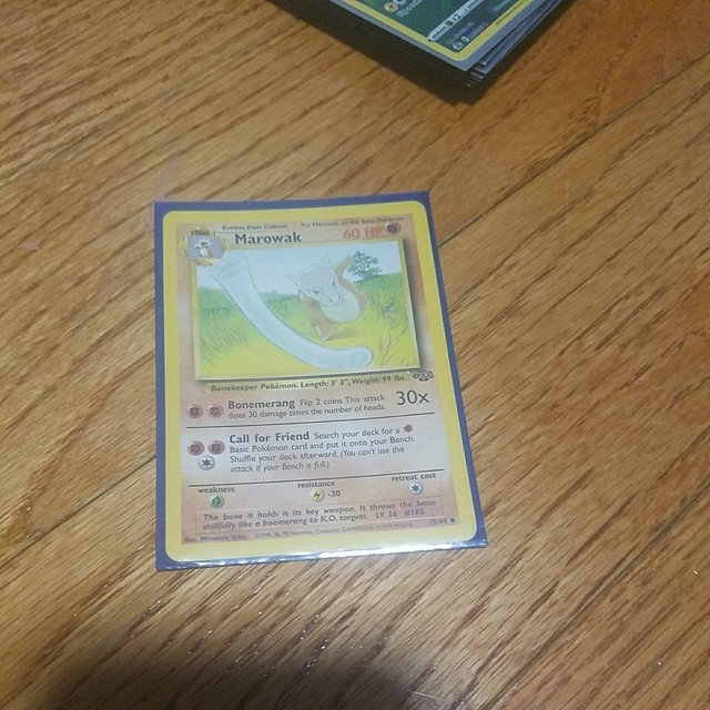 Pokémon TCG Marowak Jungle 39/64 Regular 1st Edition Uncommon for sale ...